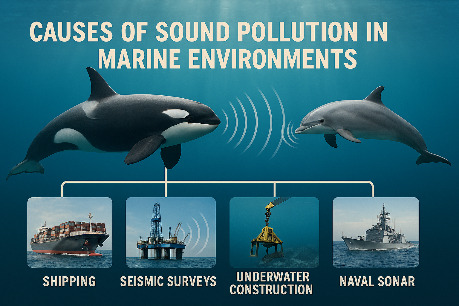 Sound Pollution vs. Echolocation and Underwater Communication - The ...